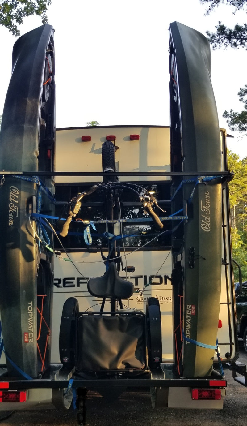 Yakups® brand RV Trike rack - Fits two trikes or one Trike & 2 Standard ...