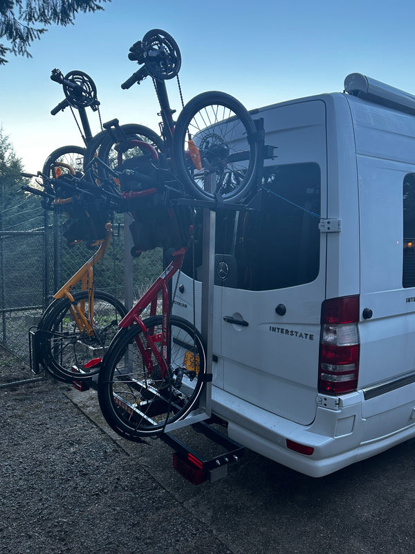 Yakups® Recumbent Trike Hitch Rack For 2" Hitch receiver. - Yakups® RV ...