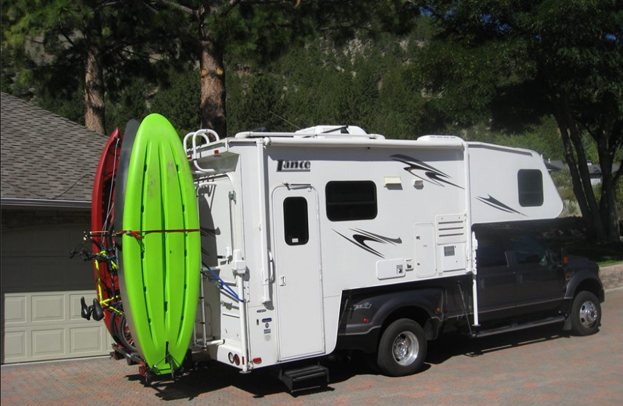 Customized Yakups® RV Vertical Kayak racks! Fits Canoes, watercrafts ...