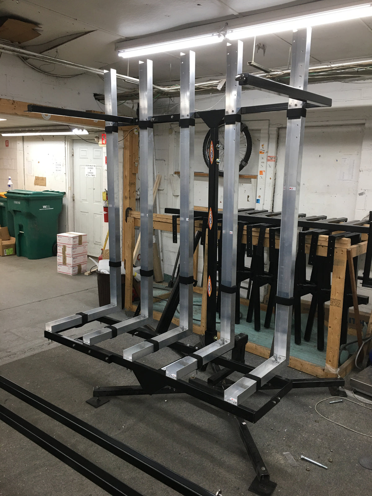 Customized Yakups® RV Vertical Kayak racks! Fits Canoes, watercrafts ...