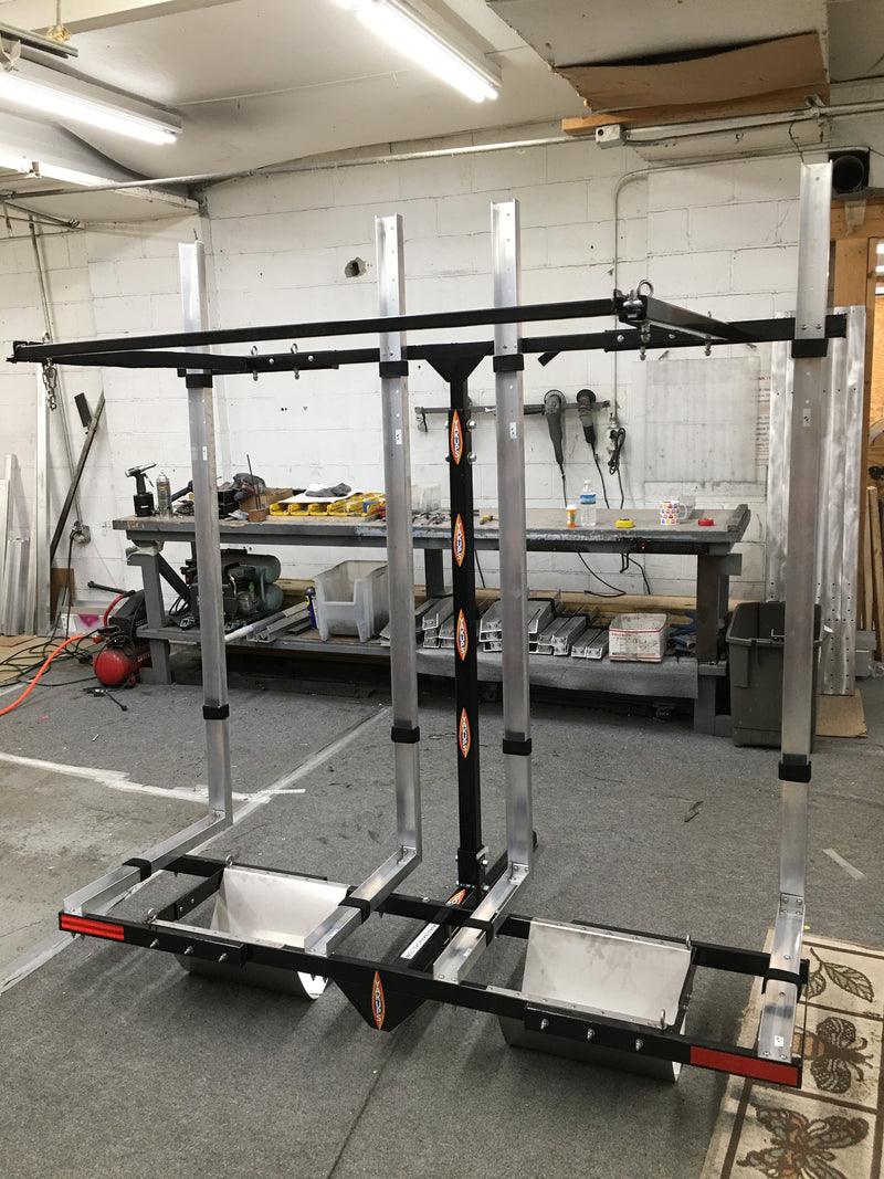 Customized Yakups® RV Vertical Kayak racks! Fits Canoes, watercrafts ...